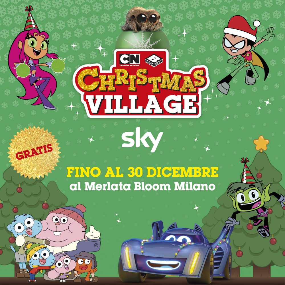 Christmas Village Cartoon Network | Merlata Bloom Milano
